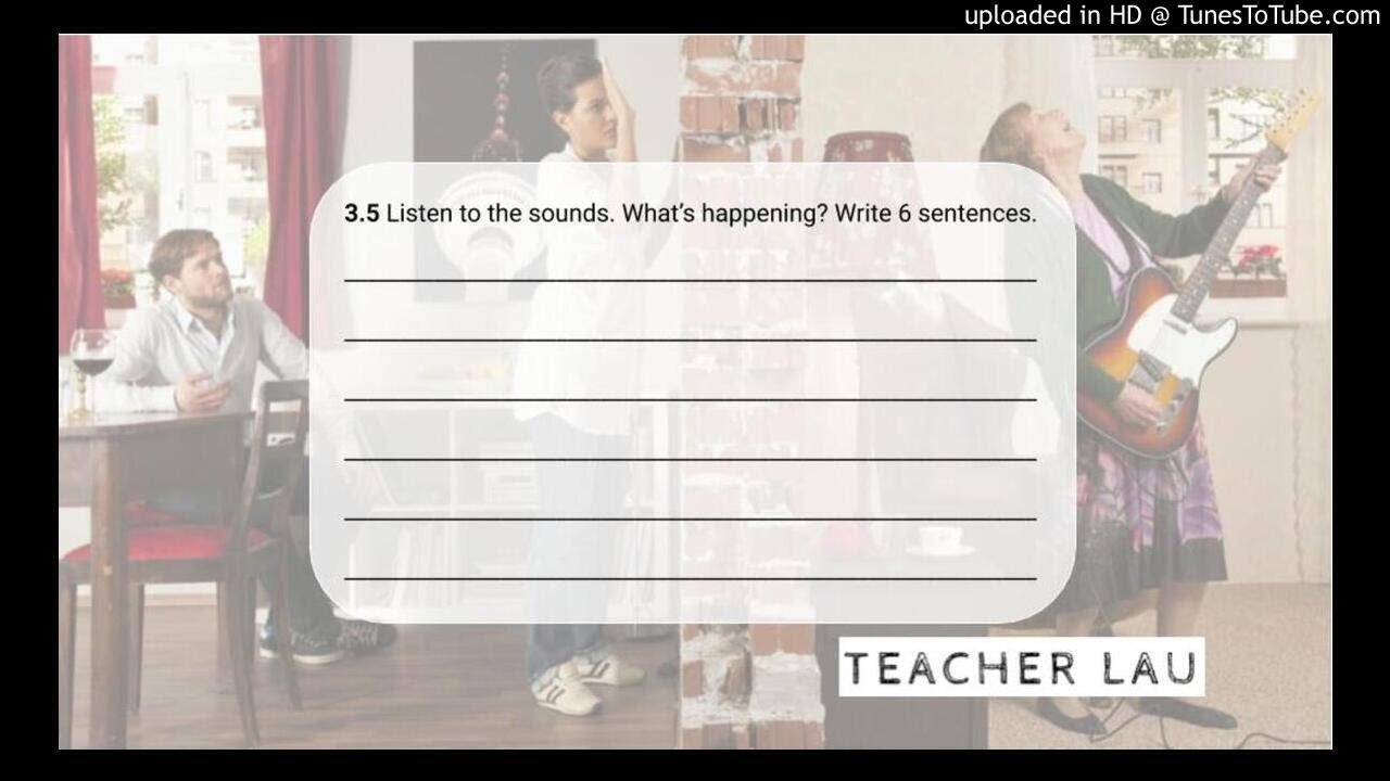 5B 3.5 Grammar: present continuous