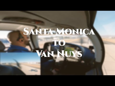 Short Flight from Santa Monica to Van Nuys in the SR22T G6+