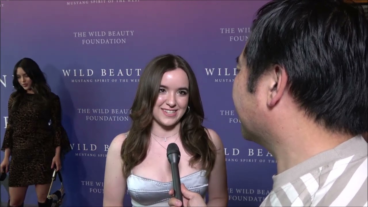 Aubrey K. Miller Carpet Interview at Wild Beauty: Mustang Spirit of the West Premiere