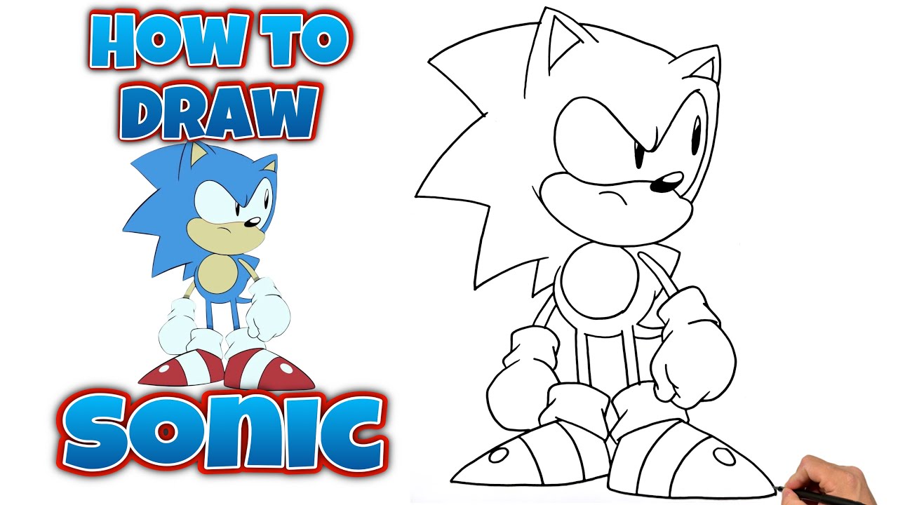 How To Draw CLASSIC SONIC THE HEDGEHOG | Sonic The Hedgehog #classicsonic #sonicthehedgehog
