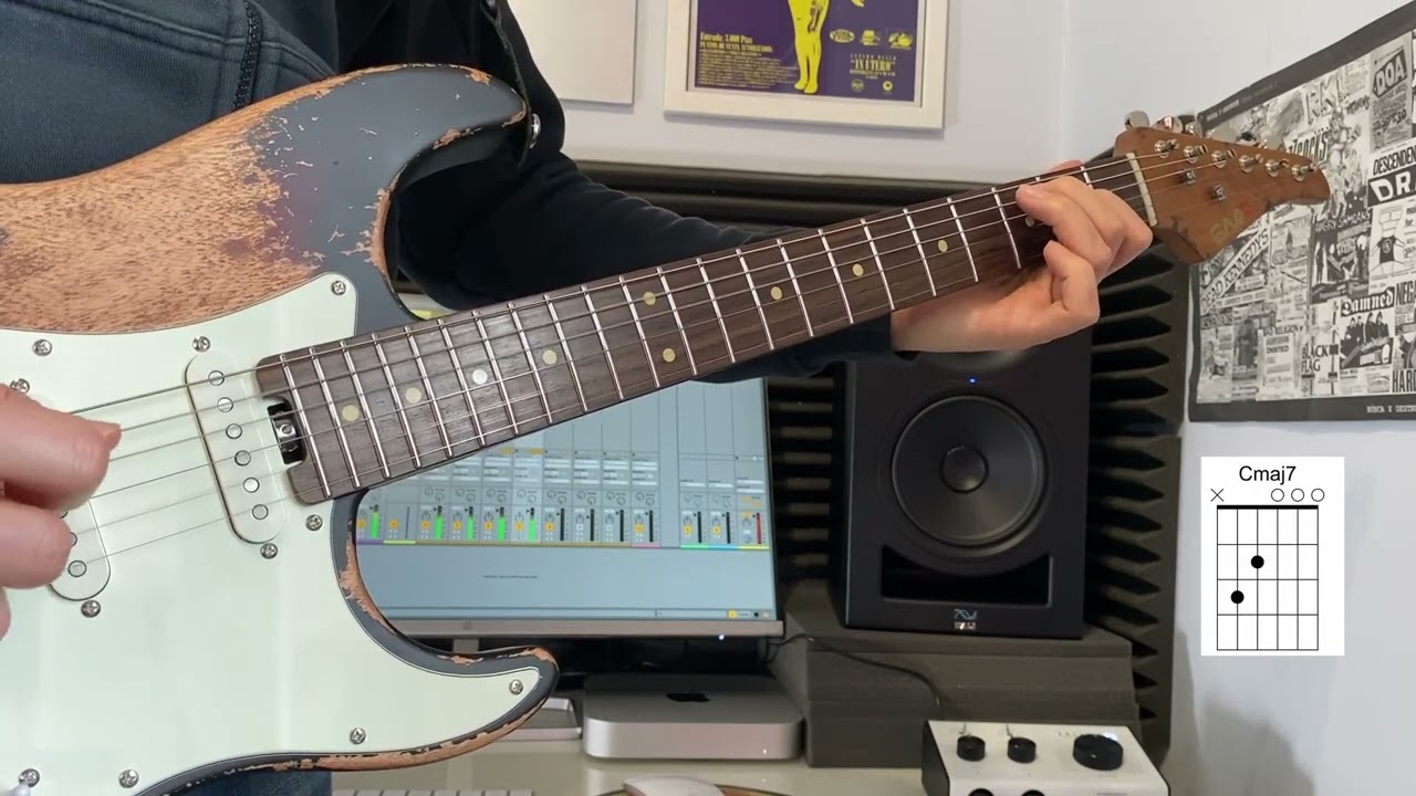 [Tabs Pdf] Melodic Chord Progression in Em | Guitar Loop | Yung Beef - Morfina