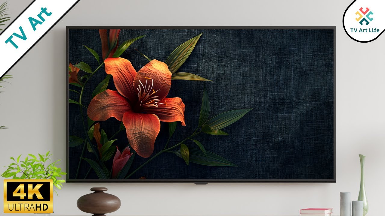 8 Hours of Tiger Lily Beauty • Spring Art Display Loop 🌸