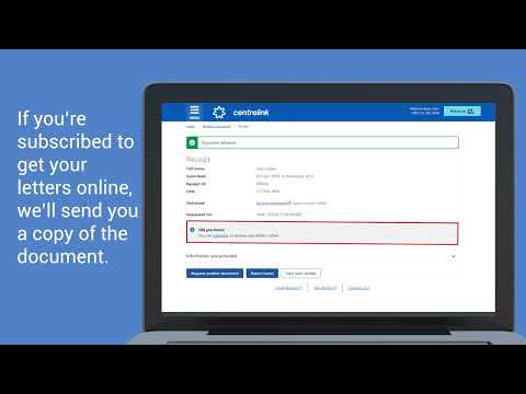 Request a document – Centrelink online account