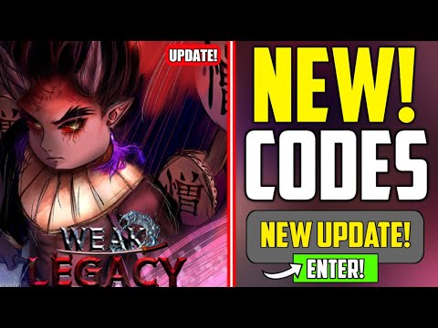 *Hurry Up* NEW UPDATE - WEAK LEGACY CODES 2023 - WEAK LEGACY CODES 2023!!