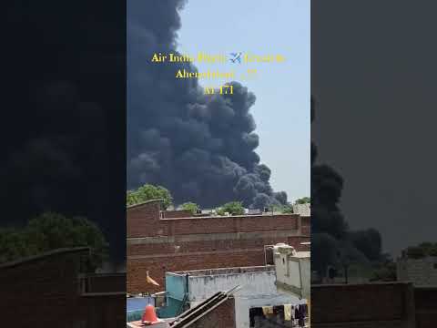 𝐀ir 𝐈ndia 𝐅light ✈️ 𝐂rash 𝐢n 𝐀hemdabad 𝐓oday ...!!! 𝐀𝐈-𝟏𝟕𝟏#sky #airindia #crash #ahemdabad