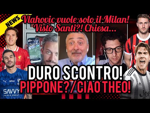 😱VOLANO GLI STRACCI😐CIAO THEO📣"CAPOLAVORO"👀DUSAN VUOLE SOLO IL MILAN🤔"GIMENEZ PIPPONE"?⚠️CHIESA...