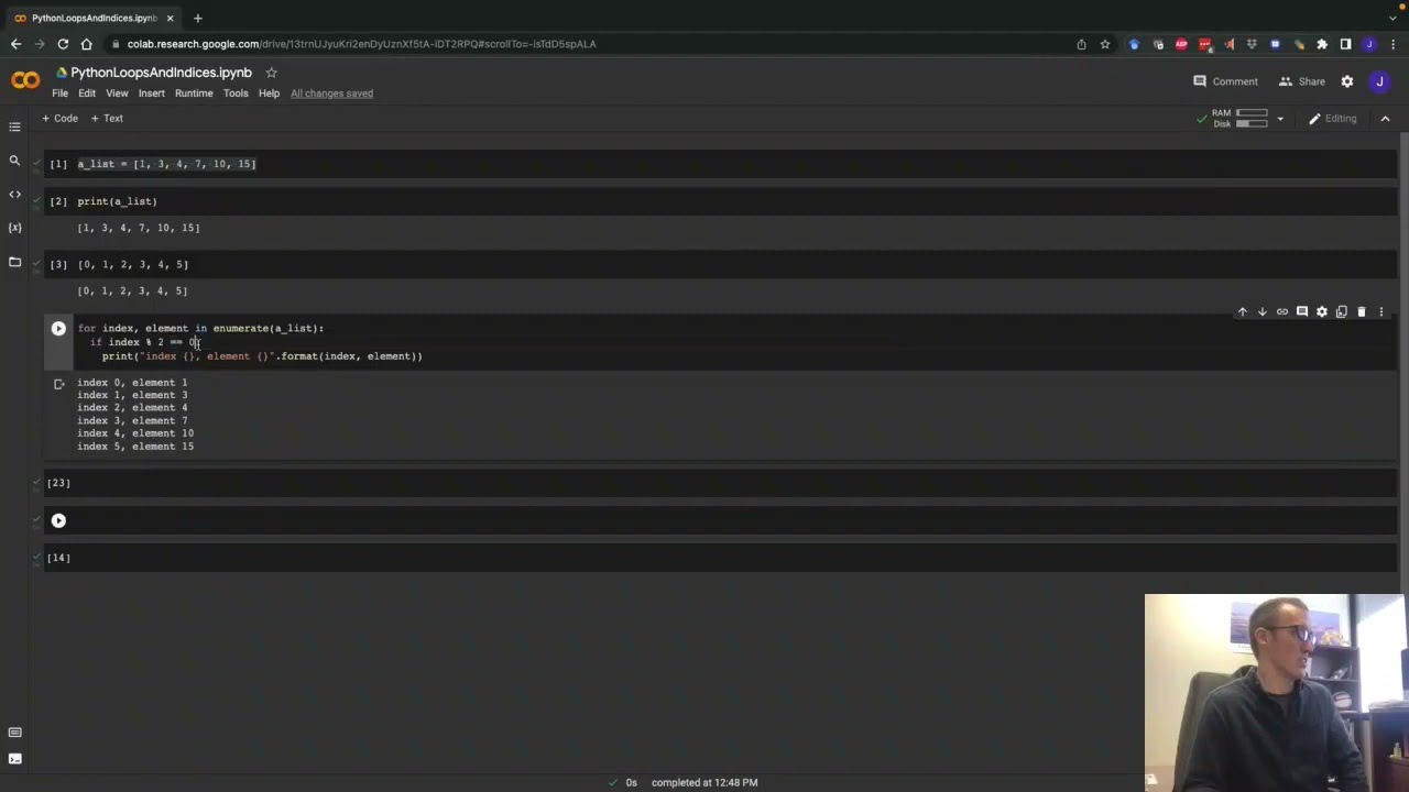 For-loops and conditional statements in Python