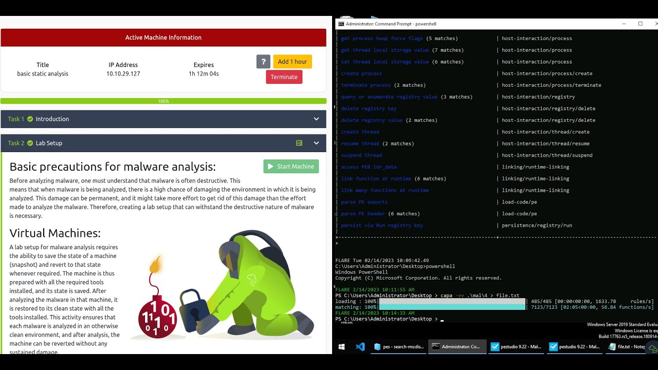 Basic Static Analysis Tryhackme