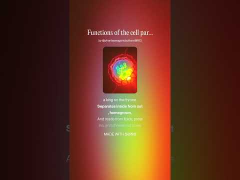 2 Functions of the cells (Basic Cell Functions) - Anatomy 101 in song