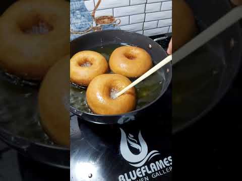Homemade Doughnuts Recipe || How To Make Sugar Doughnuts At Home #Shorts