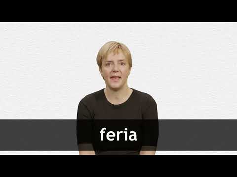 English Translation of “FERIA” | Collins Spanish-English Dictionary