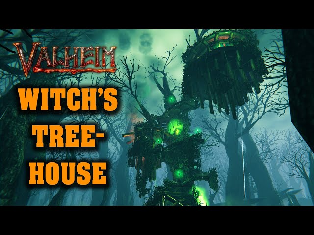 Treehouse of the witch (Vanilla build) Valheim Build