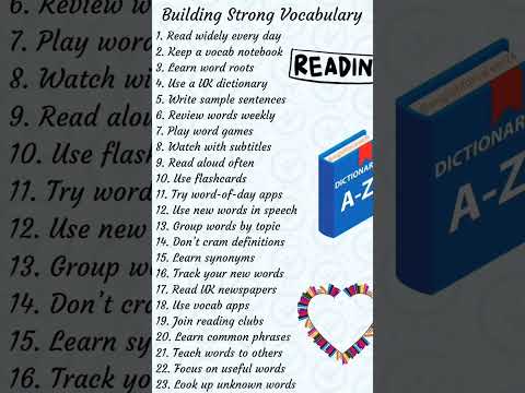 Building Strong Vocabulary | English For Career