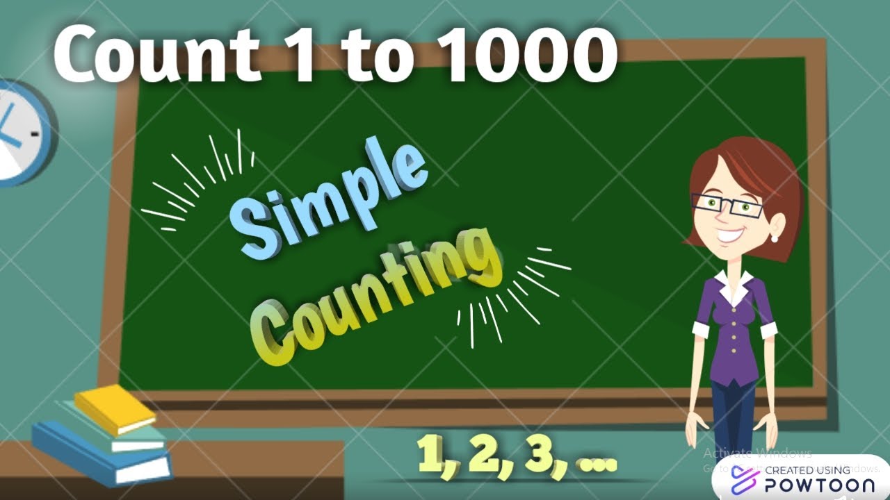 Counting to 1000. Math for 2nd Grade.