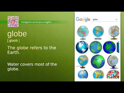 Globe : C2 level english vocabulary lesson, www.LipLix.com