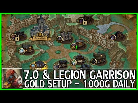 Garrison Gold Setup in Legion | Rokk Talk