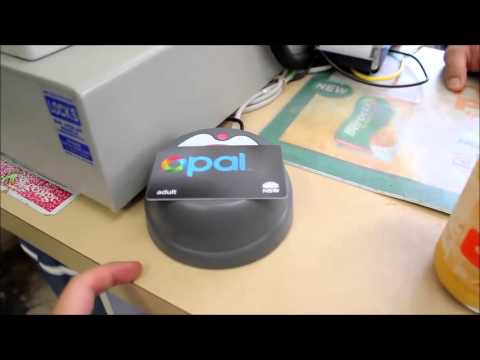 Checking Opal Card Balance at Kurraba Wharf Store, 'Opal top up point'.