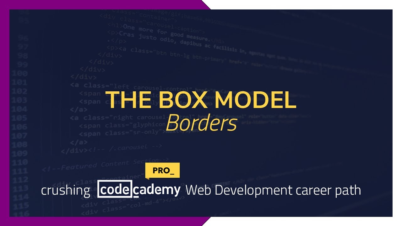 Crushing Codecademy PRO WEB DEVELOPMENT career path Challenge - Borders