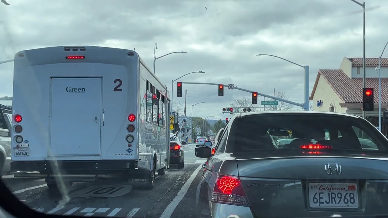 SR Traffic Congestiong - 3rd Street Westbound Near Irwin Street/Shell Gas Station
