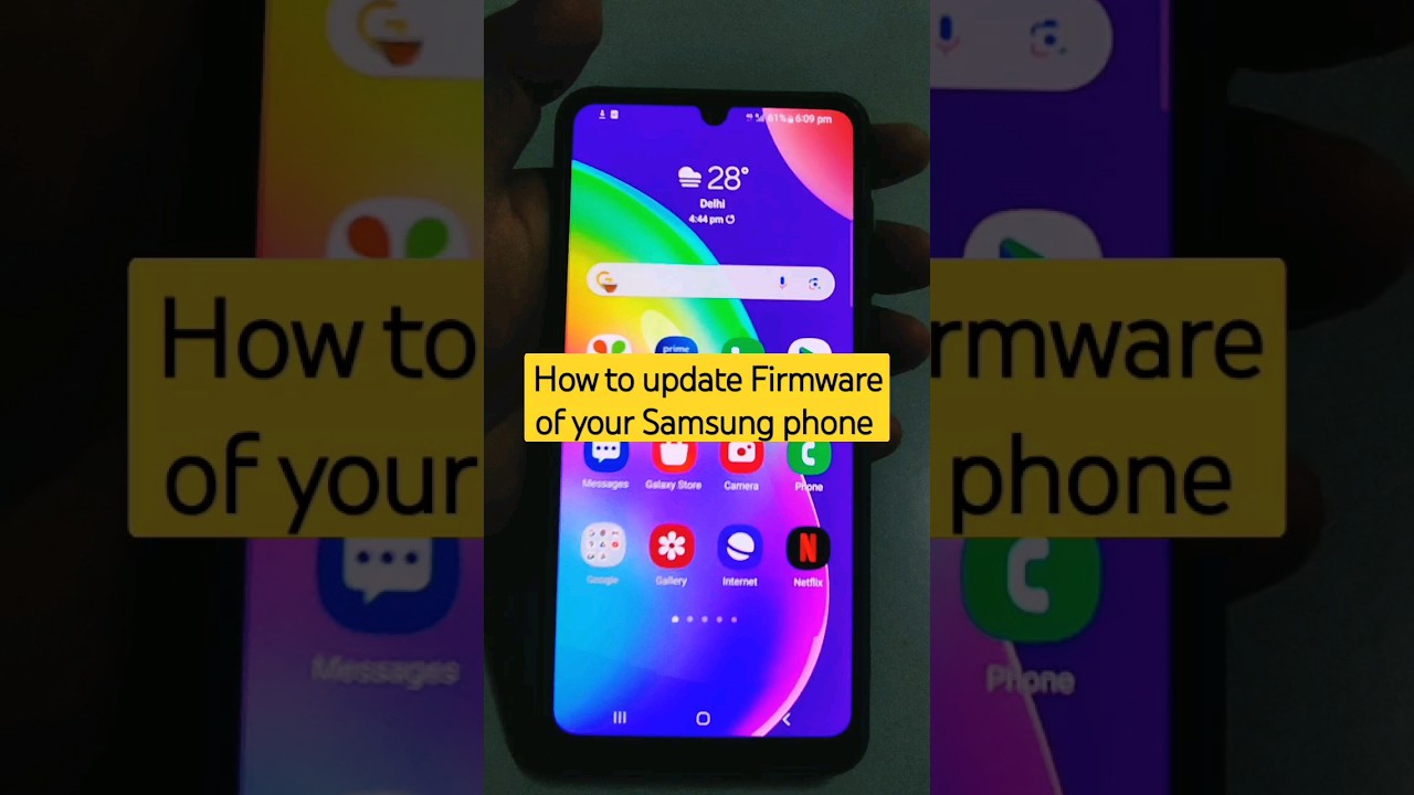 How to update Firmware of your Samsung phone #shorts #firmwareupdate #samsung