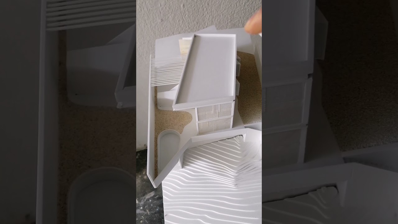 Proceso armado de maqueta casa Escala 1:100