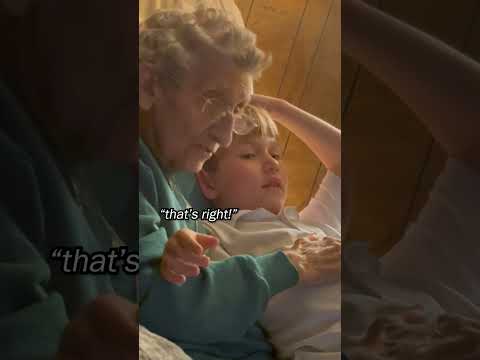 He shocked grandma and mom when he said this π