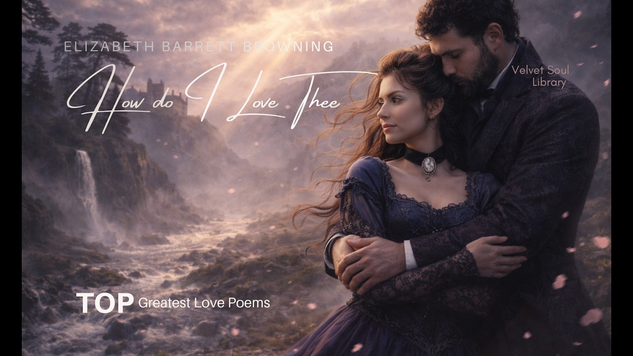 How Do I Love Thee? by Elizabeth Barrett Browning | Graphic Love Poem