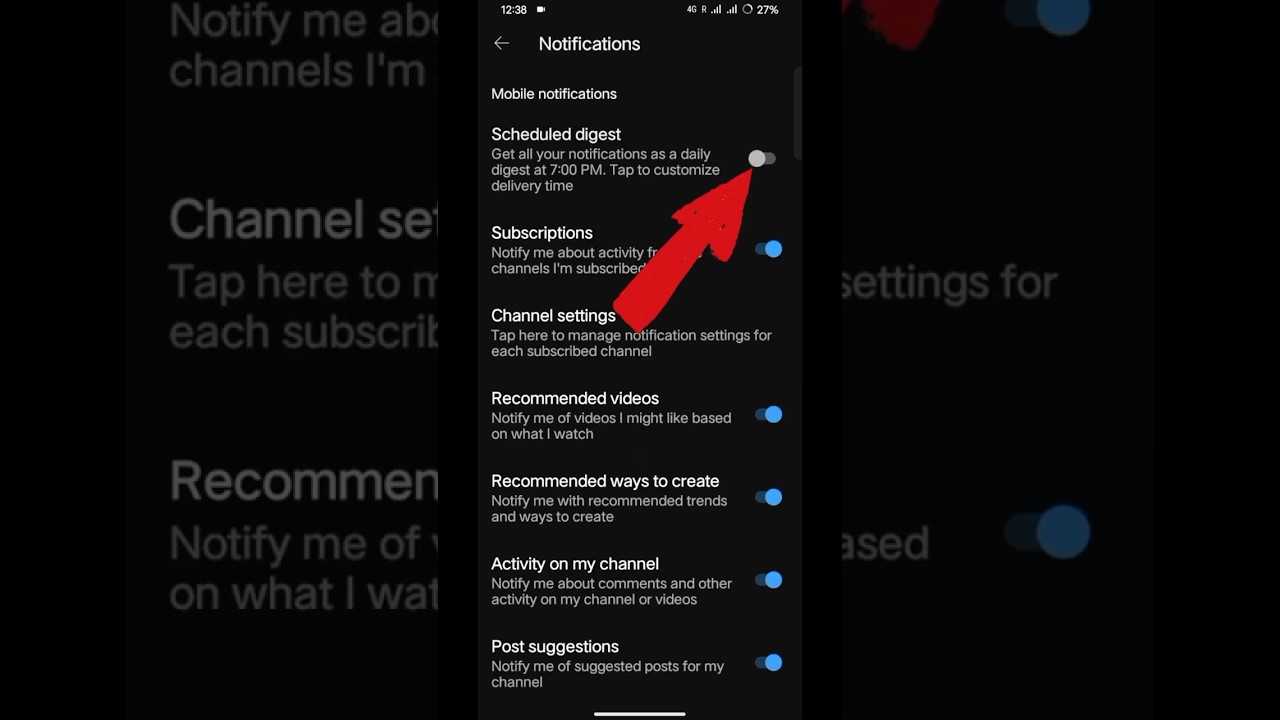 Enable Your Scheduled Daily Digest In The YouTube App | How To Shedule Digest On YouTube