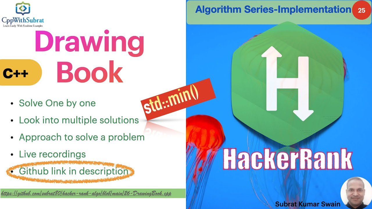 26: Drawing Book | Hackerrank C++ Algorithm Solution