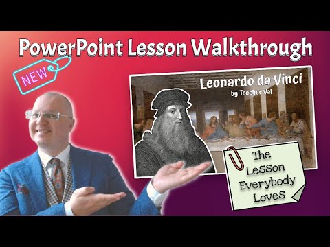 Leonardo da Vinci for Kids (PowerPoint Lesson Walkthrough)