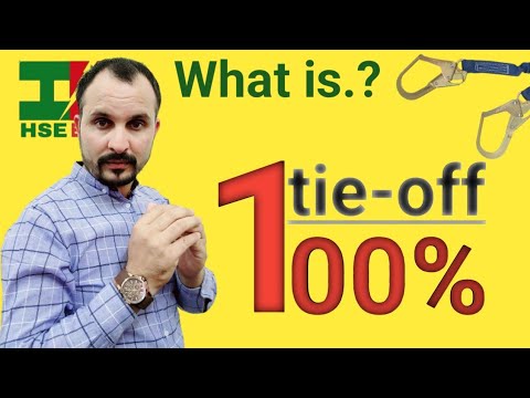 What is 100% tie off.? | 100% tie off of Work at height | 100% tie off Full Body Harness #100%tieoff
