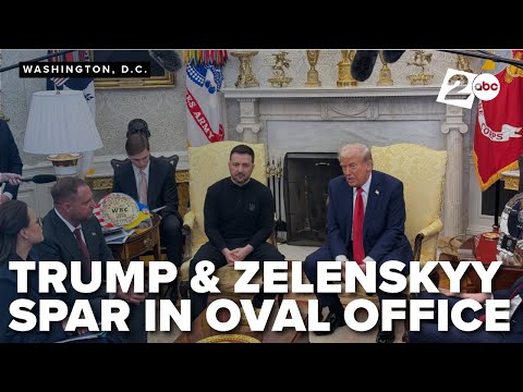 Trump & Zelenskyy spar in tense Oval Office exchange