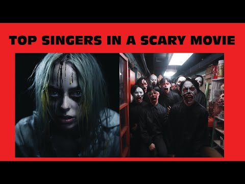 Top singers today in a scary movie