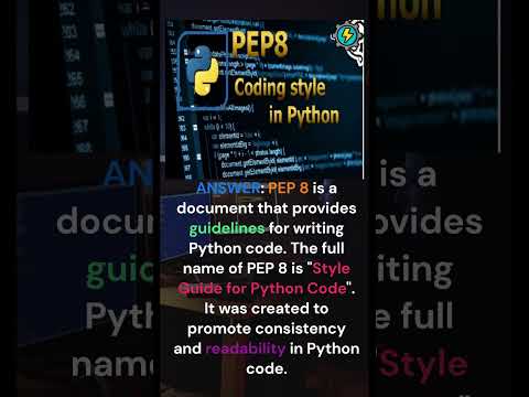 What is PEP 8? #python #pep8