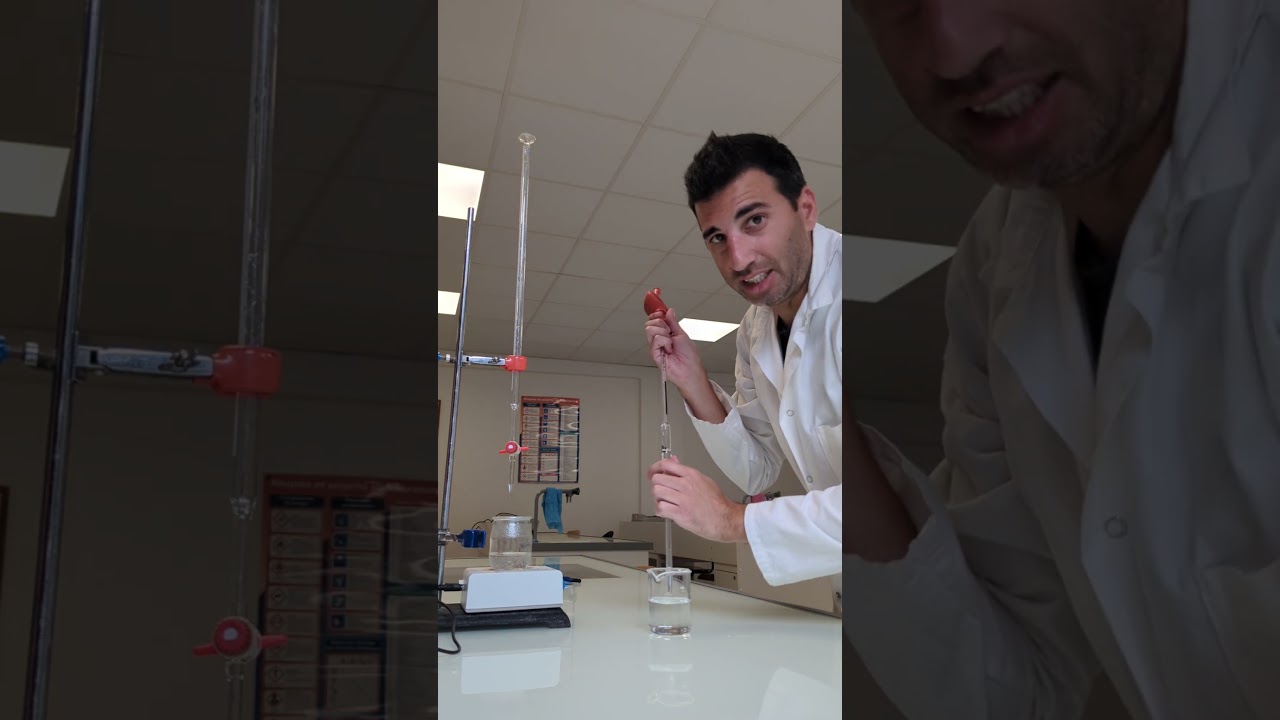 ❌ Mistakes to avoid in chemistry practical work 🥼Filling the graduated burette #bac2025 #physicsc...