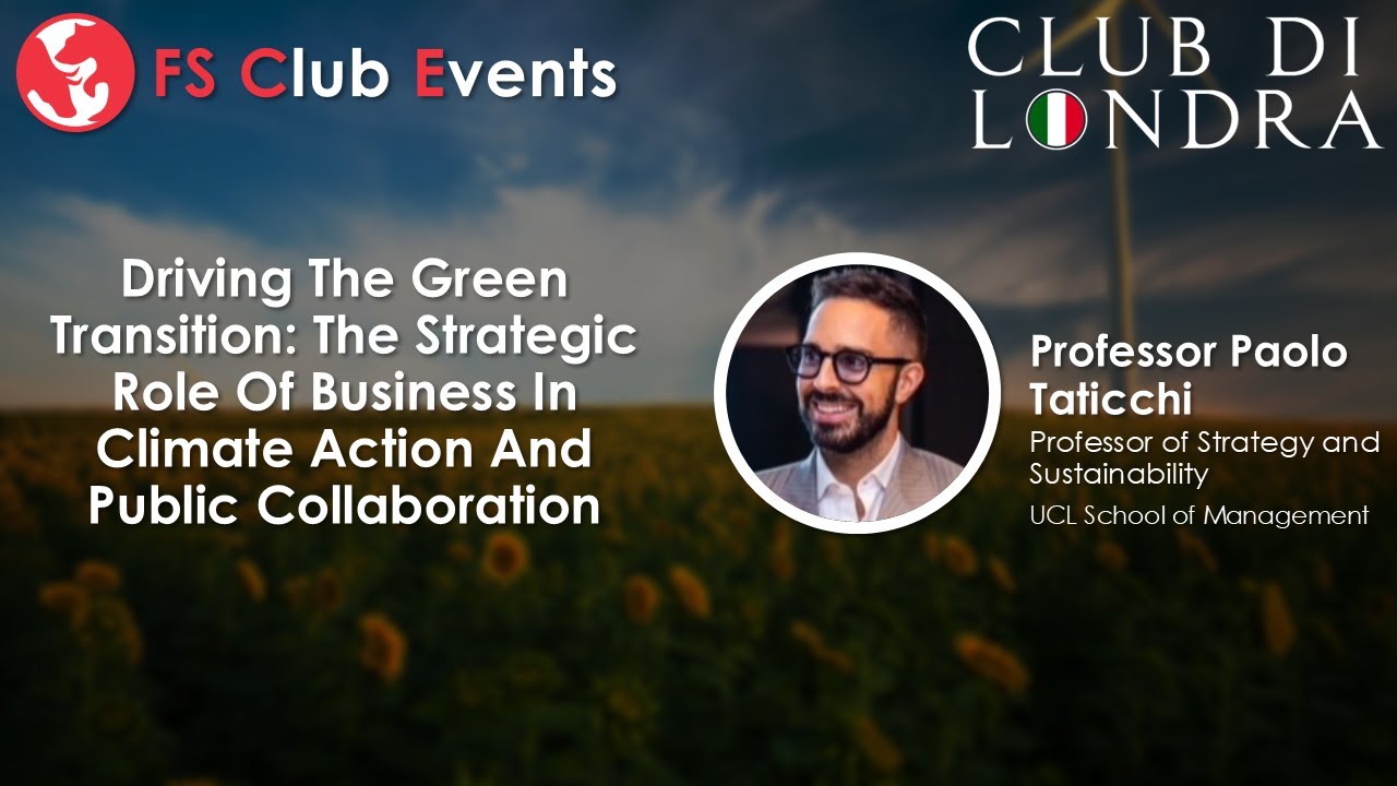 Driving The Green Transition: The Role Of Business In Climate Action And Public Collaboration