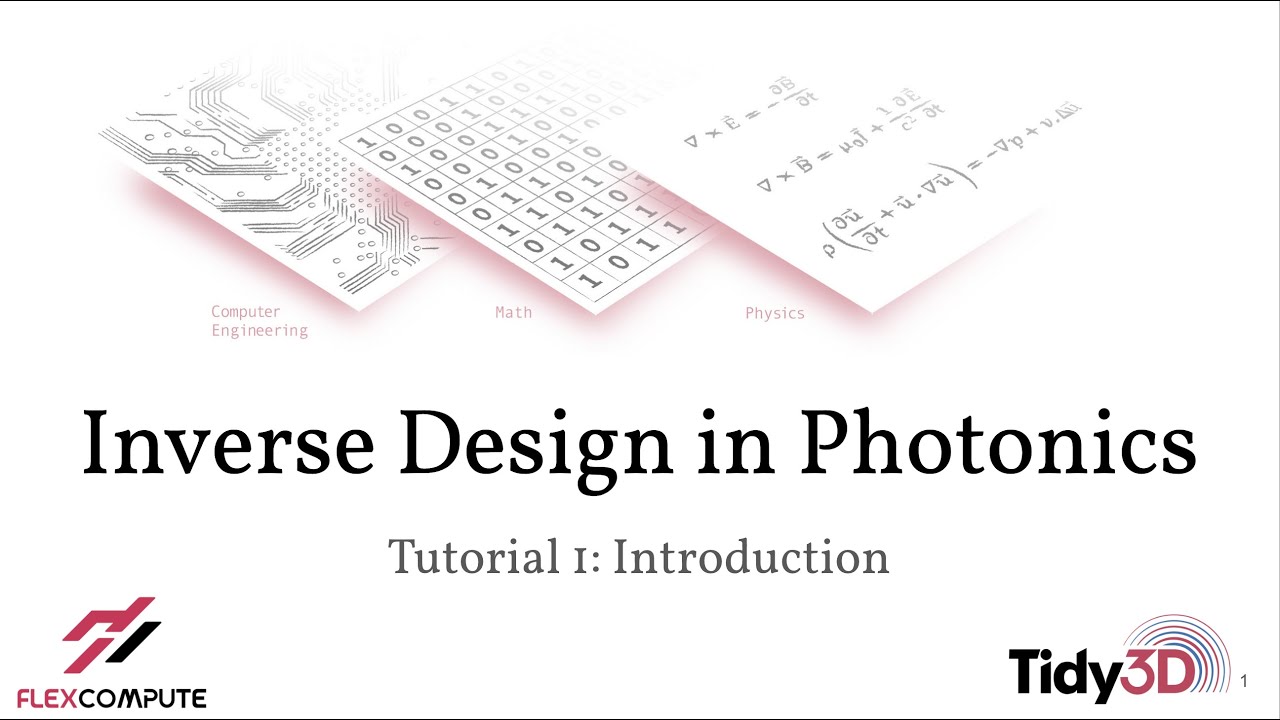 Inverse Design Lecture 1: Introduction