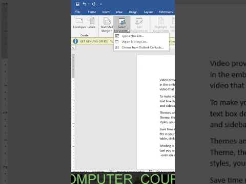 mail merge kaise kare in Ms word #1million #shortsfeed #msword