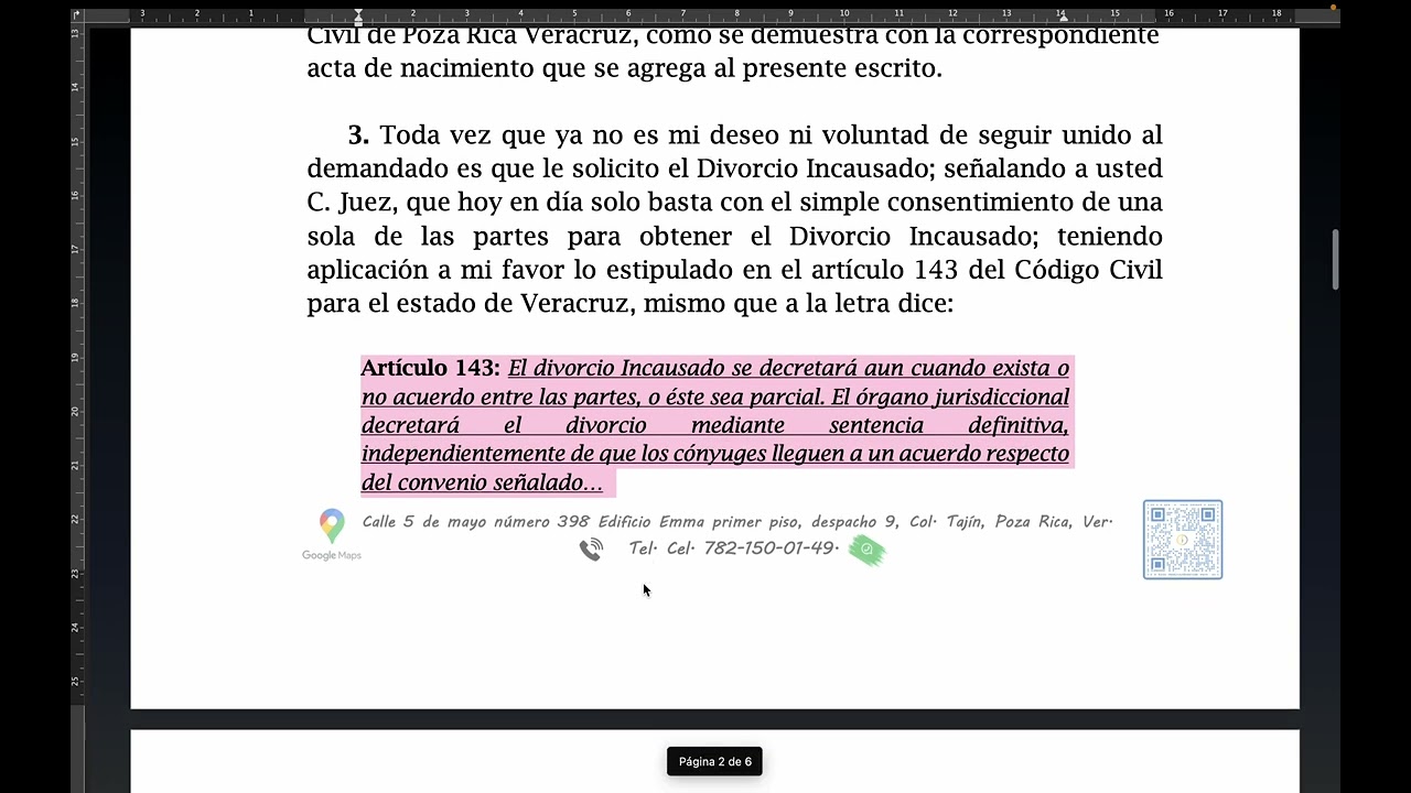 Demanda de Divorcio Incausado en Veracruz #mexico #youtube #derecho