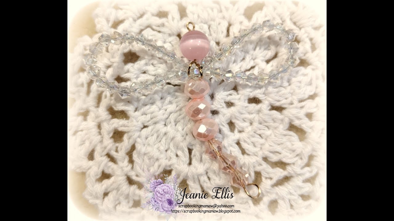 Beaded Dragonfly Ornament Tutorial