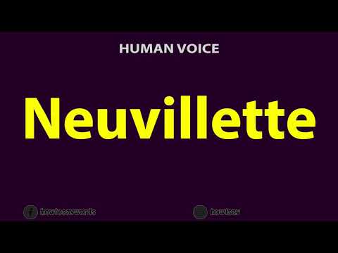 How to Pronounce Neuvillette