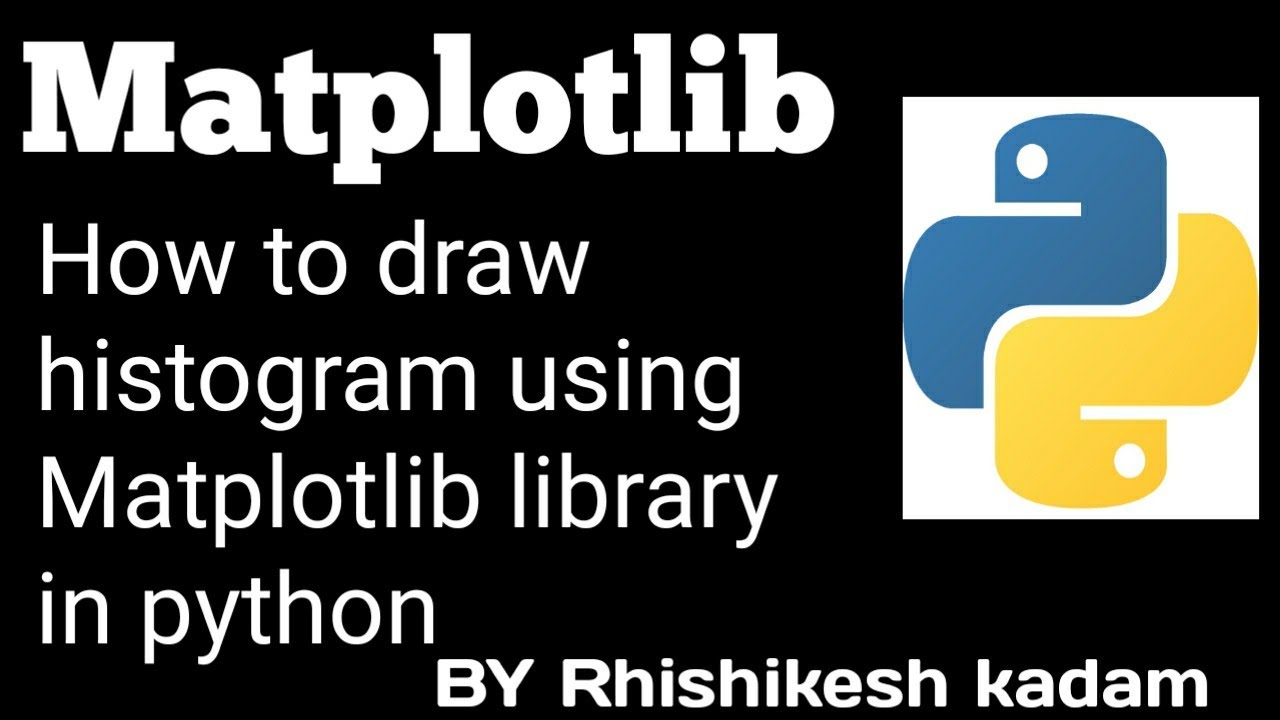 Tutorial 35 : How to draw a histogram using Matplotlib library in python | jupyter notebook