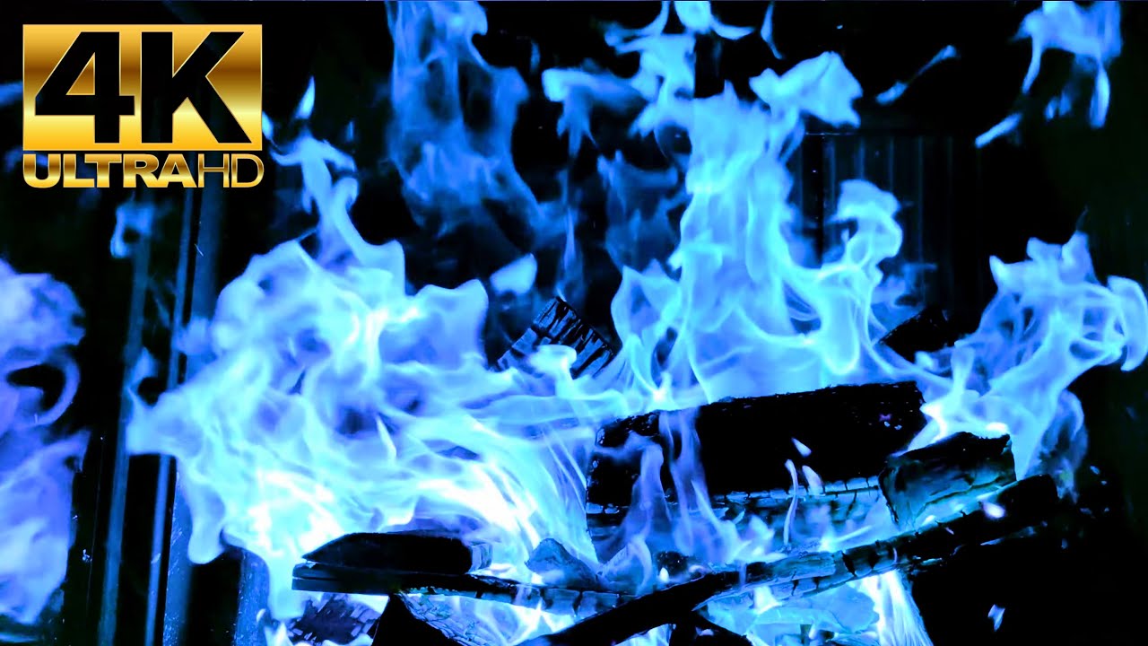 Beautiful Blue Fireplace Flames! 12 Hours (Come for the Dabi, Stay for the Azula!)