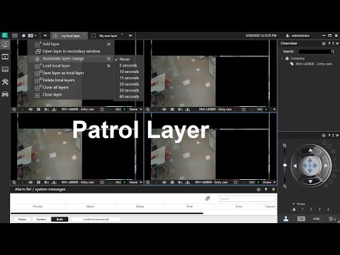 How to ADD local layer in SeeTec Cayuga | Automatic layer change