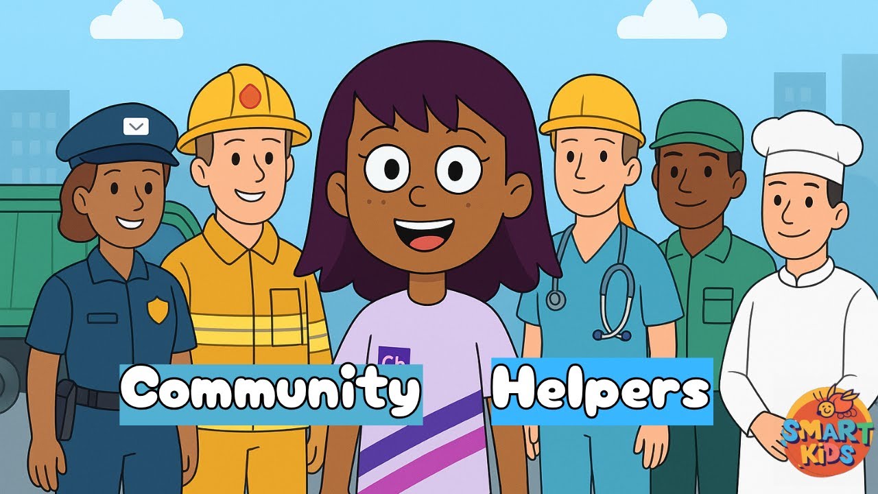 Community Helpers for Kids | Jobs That Help Us Every Day | Smart Kids ABC Educational Video