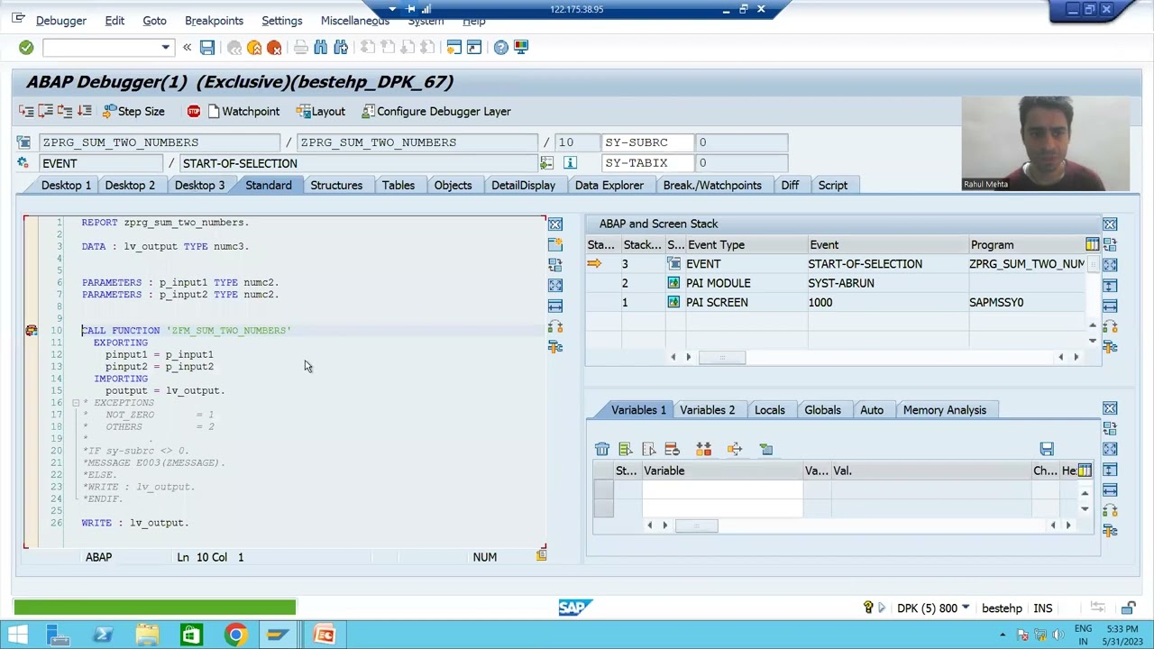 10 - Modularization Techniques - Function Modules Part7