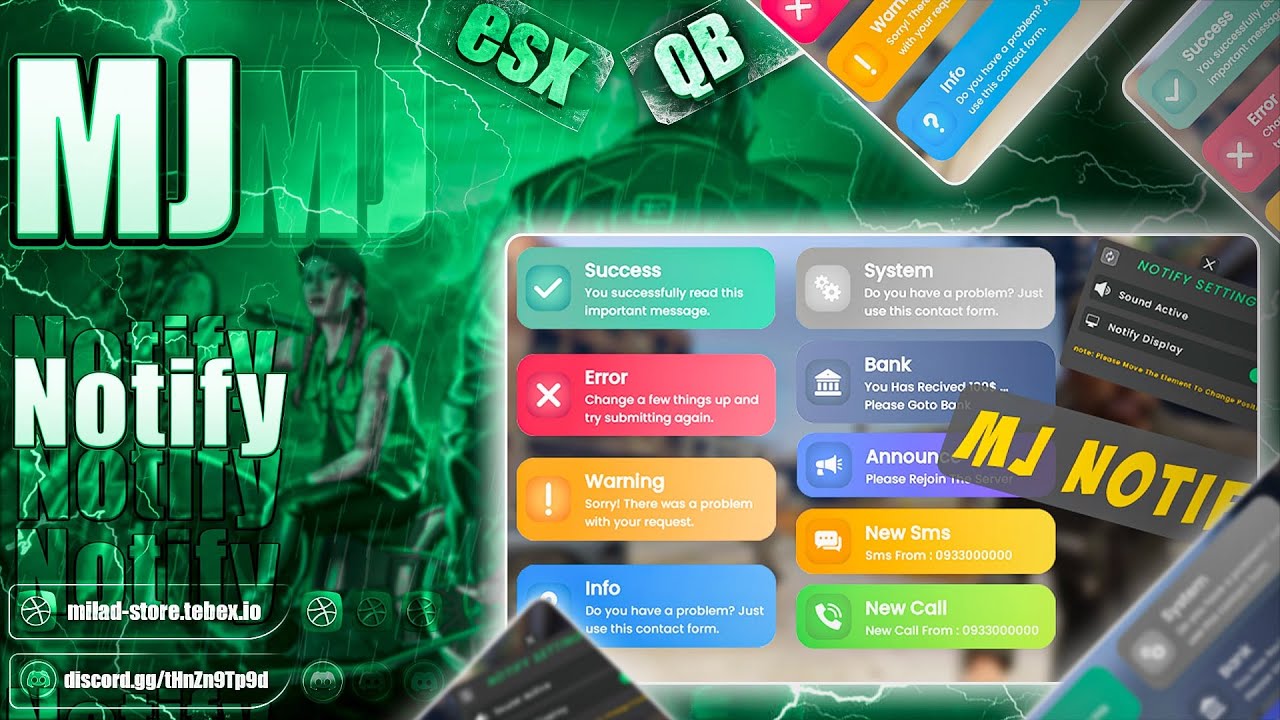 MJ Notify [Paid][STANDALONE] - FiveM Releases - Cfx.re Community