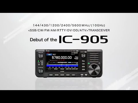 Icom IC-905 New Product Introduction Video – Ham Radio Reviews and Events