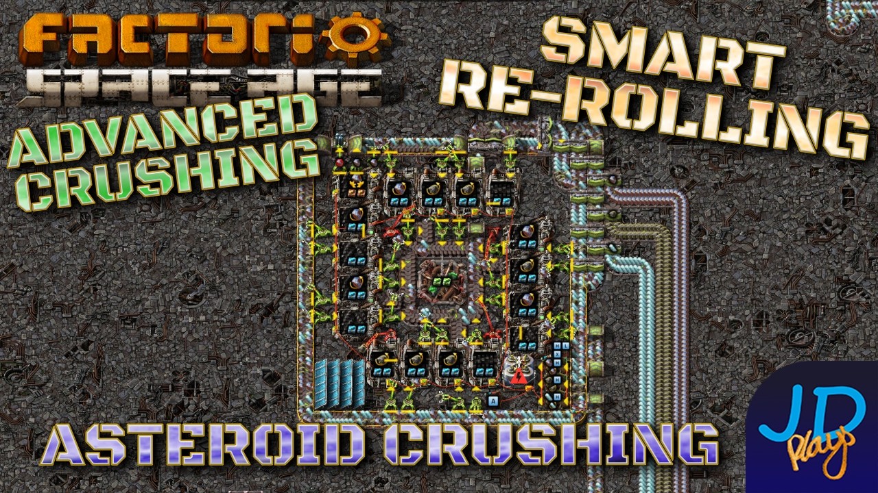 Ship Design 101: Asteroid Crushers Deep Dive ⚙️ Factorio Space Age 🏭 Tutorial. Walkthrough