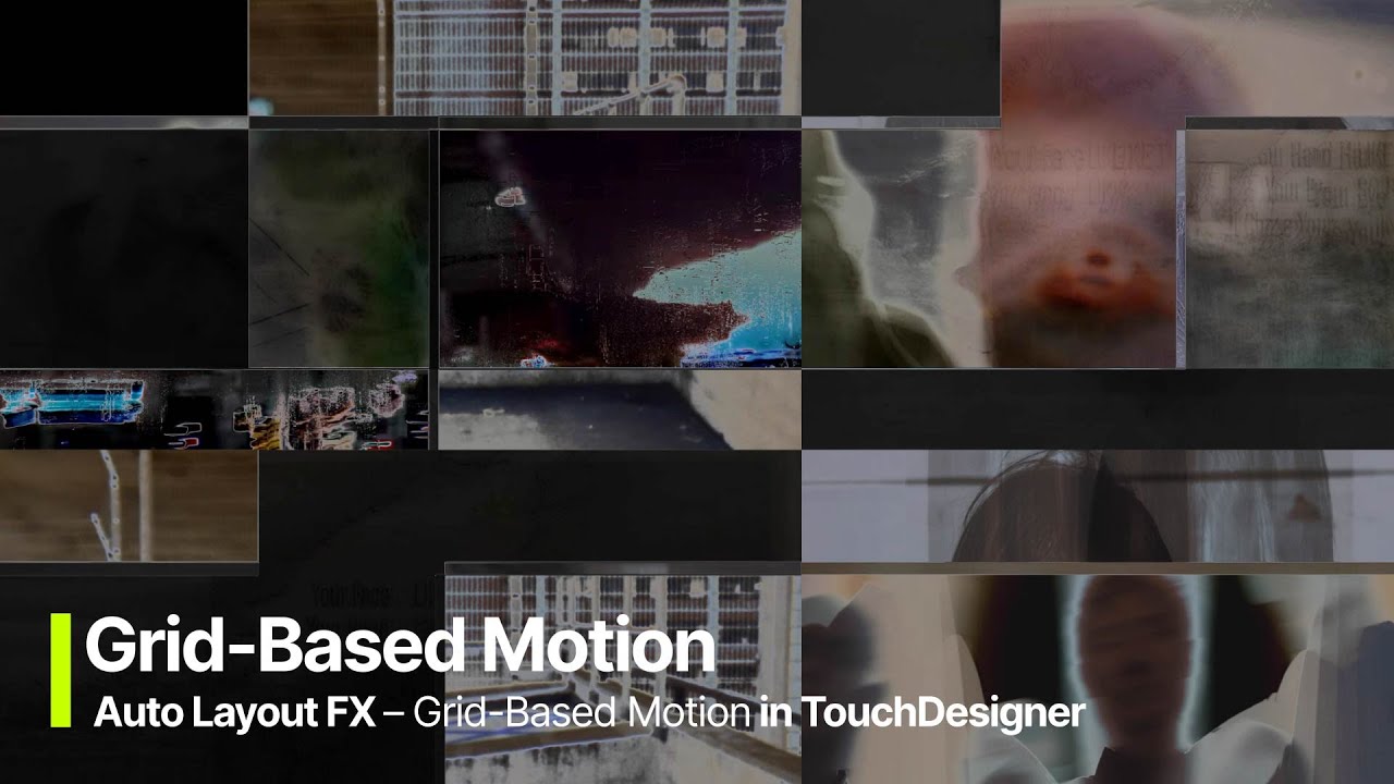 Auto Layout FX – Grid-Based Motion [TOUCHDESIGNER TUTORIAL]